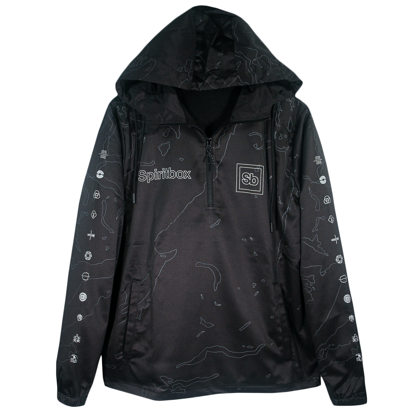 Tsunami Sea Branded Custom Anorak Windbreaker